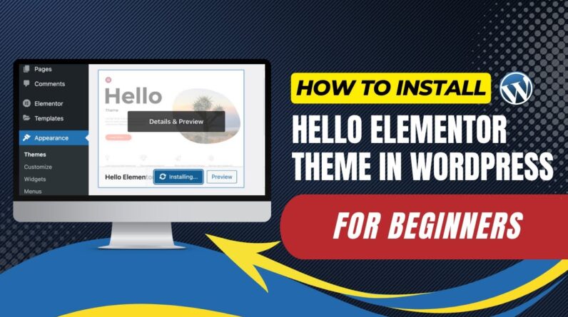 How To Design Homepage With Elementor In Wordpress For Beginners