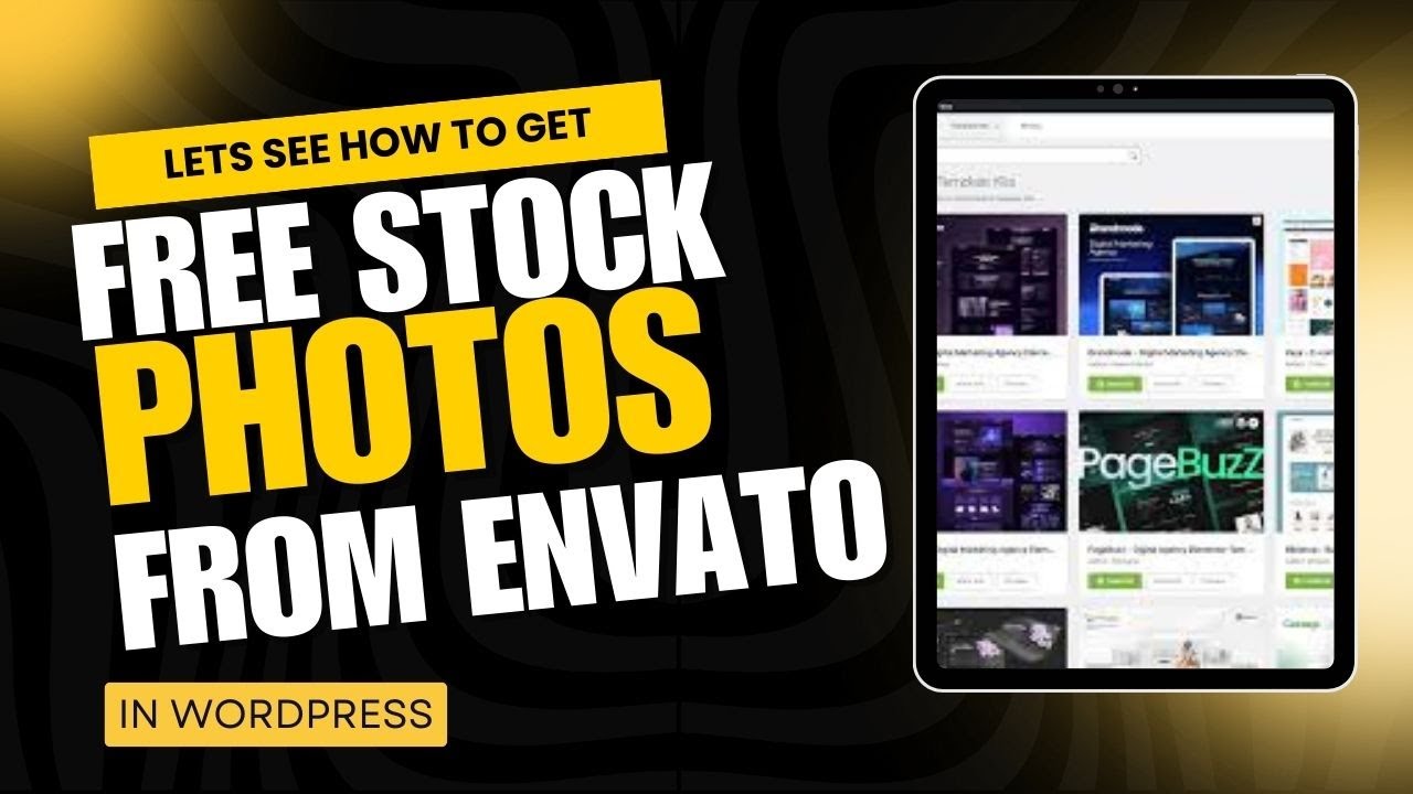 Free Stock Photos From Envato Elements In WordPress