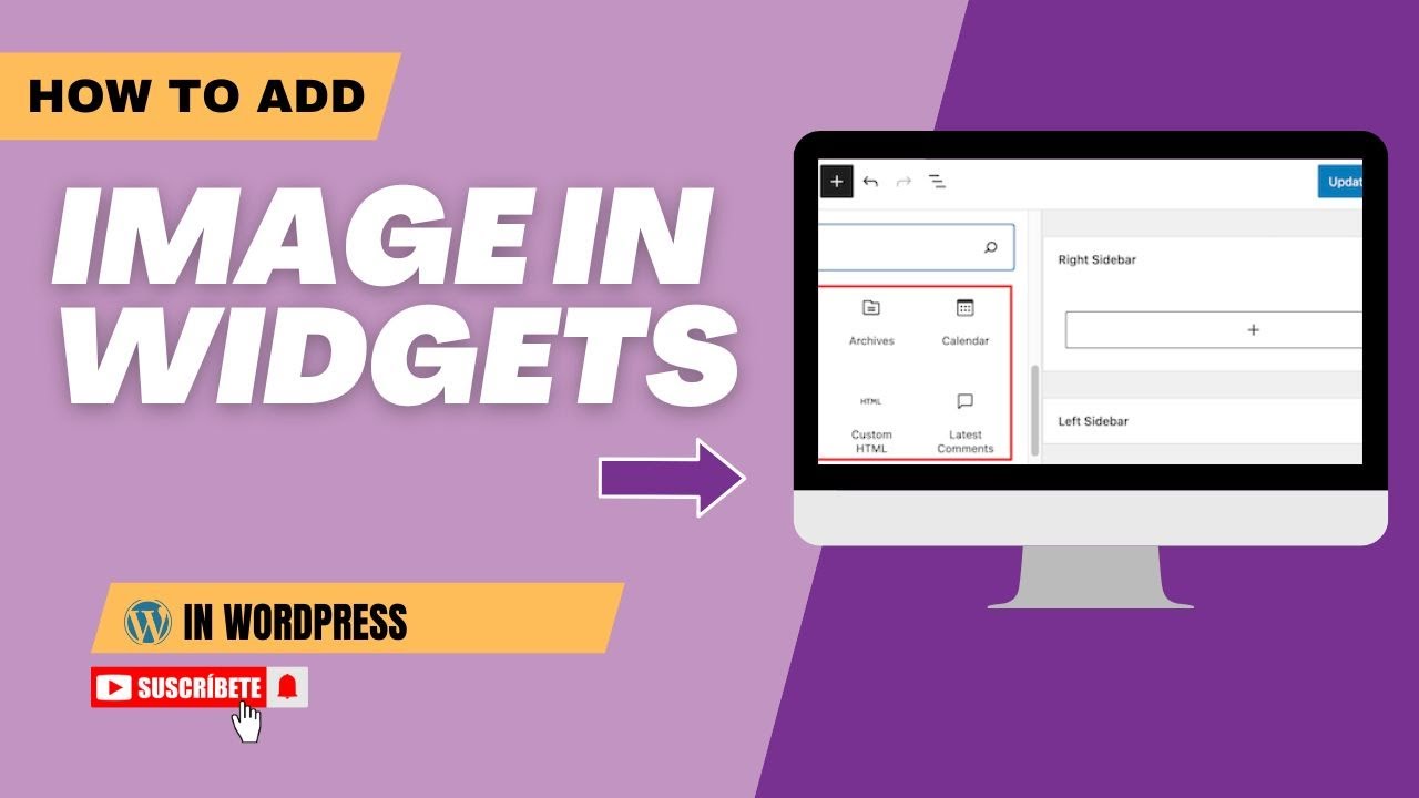 How To Add Image In Widgets In WordPress