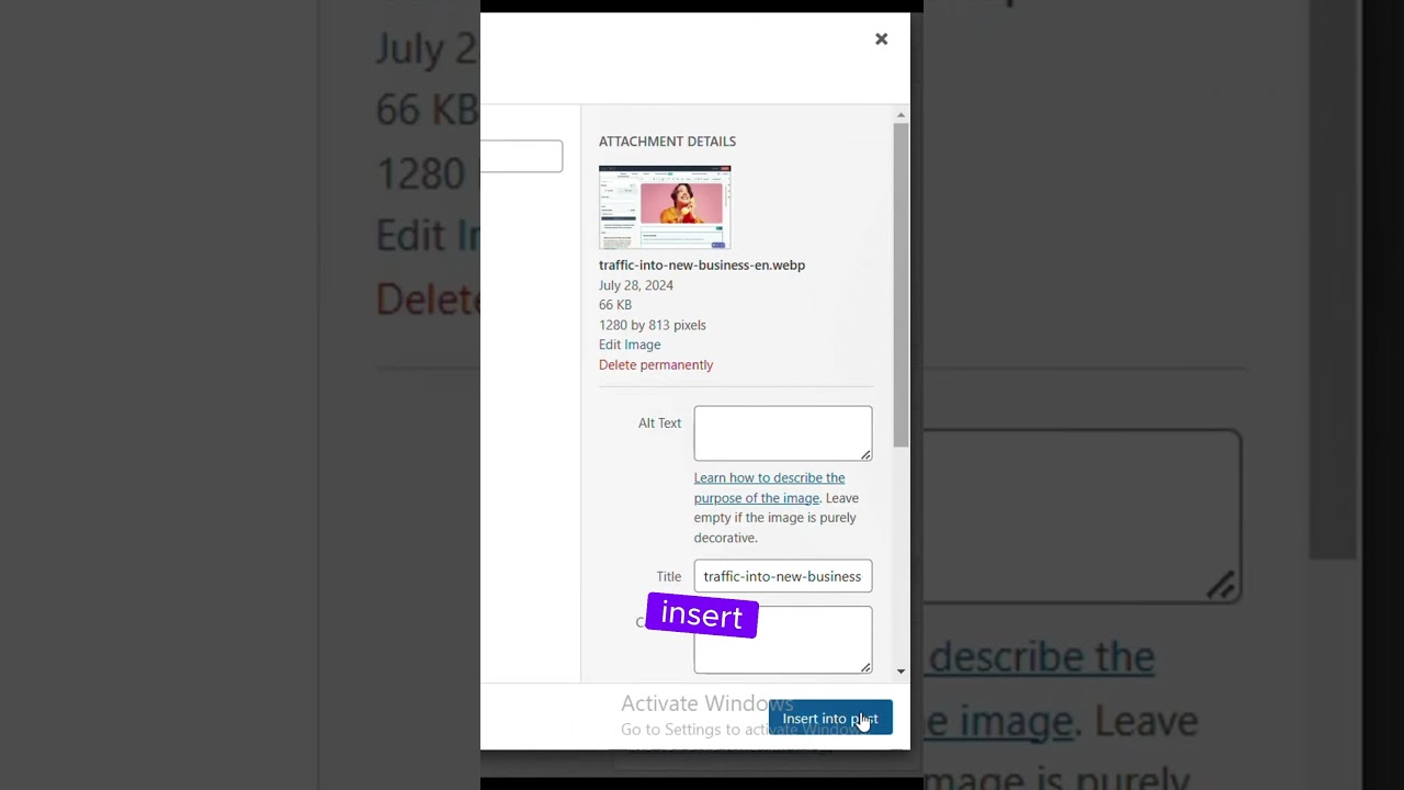 How To Replace An Image In WordPress #shorts #wordpress