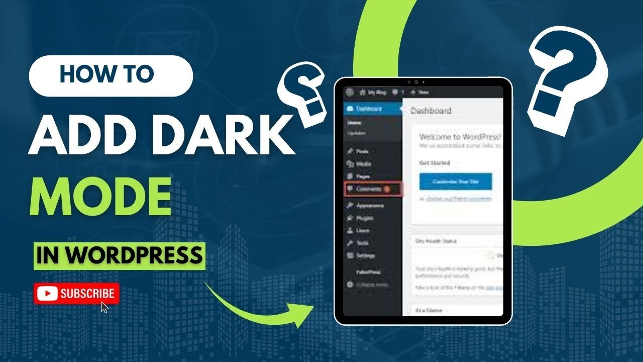 How To Add Dark Mode In WordPress