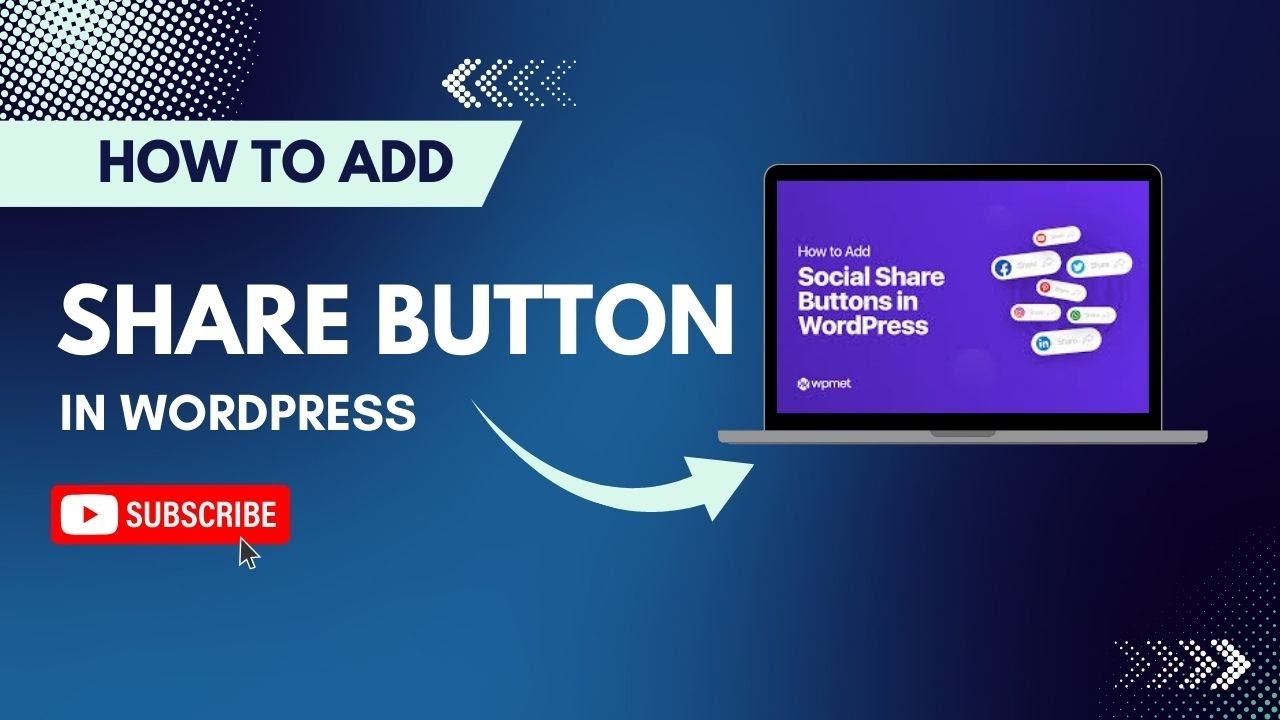 How To Add Share Button In WordPress
